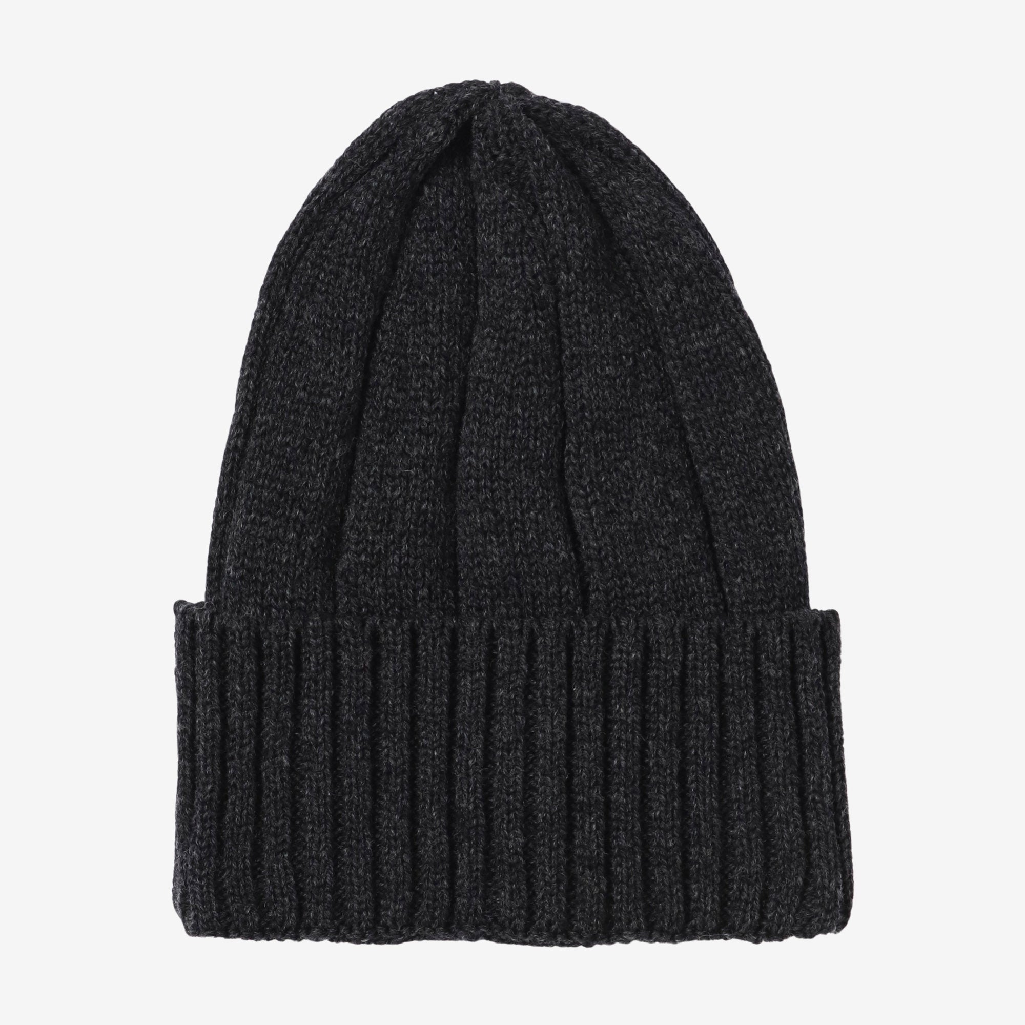 British wool WatchCap - Charcoal – Highland 2000